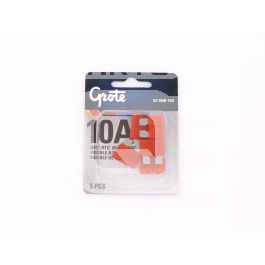 Grote Standard 10A Blade Fuses Red 5 Pack | Truck Parts HQ